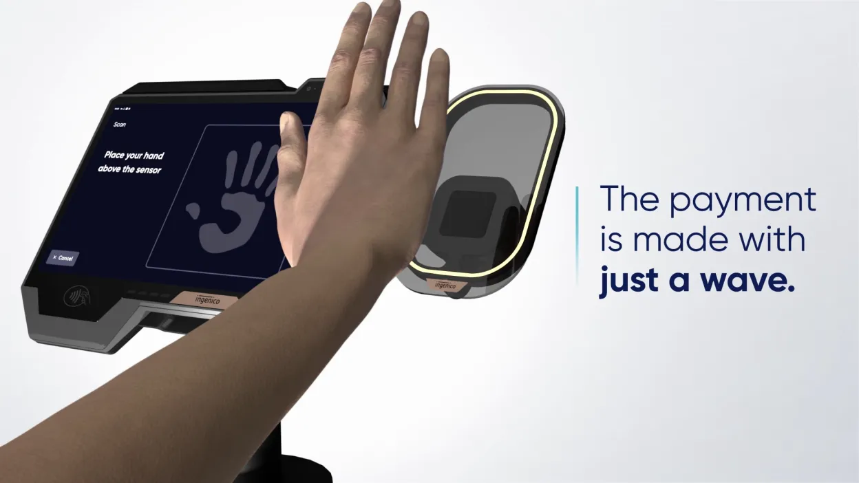 Ingenico | With Ingenico Palm Vein solution, your hand becomes a wallet!